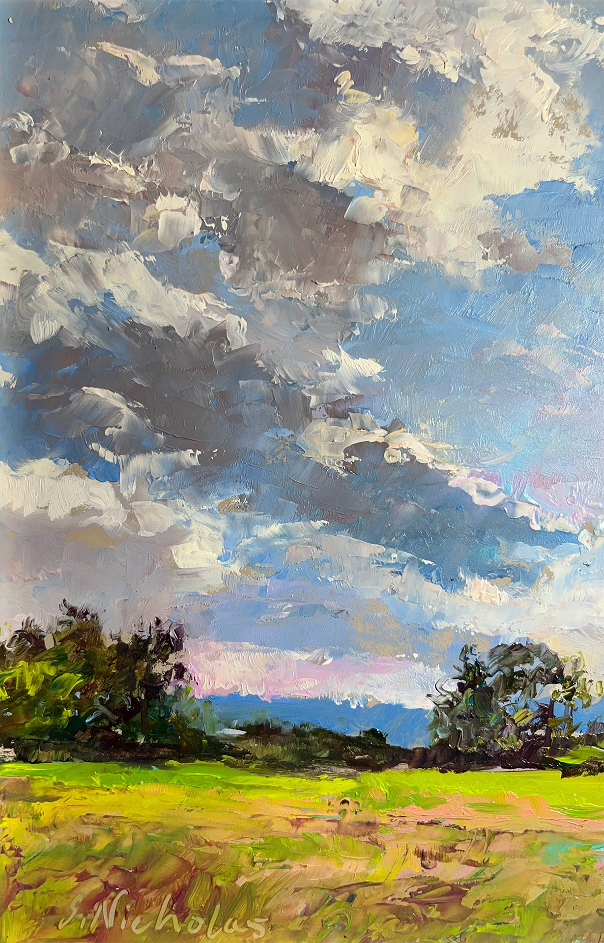Awakening Oil On Panel 9x6